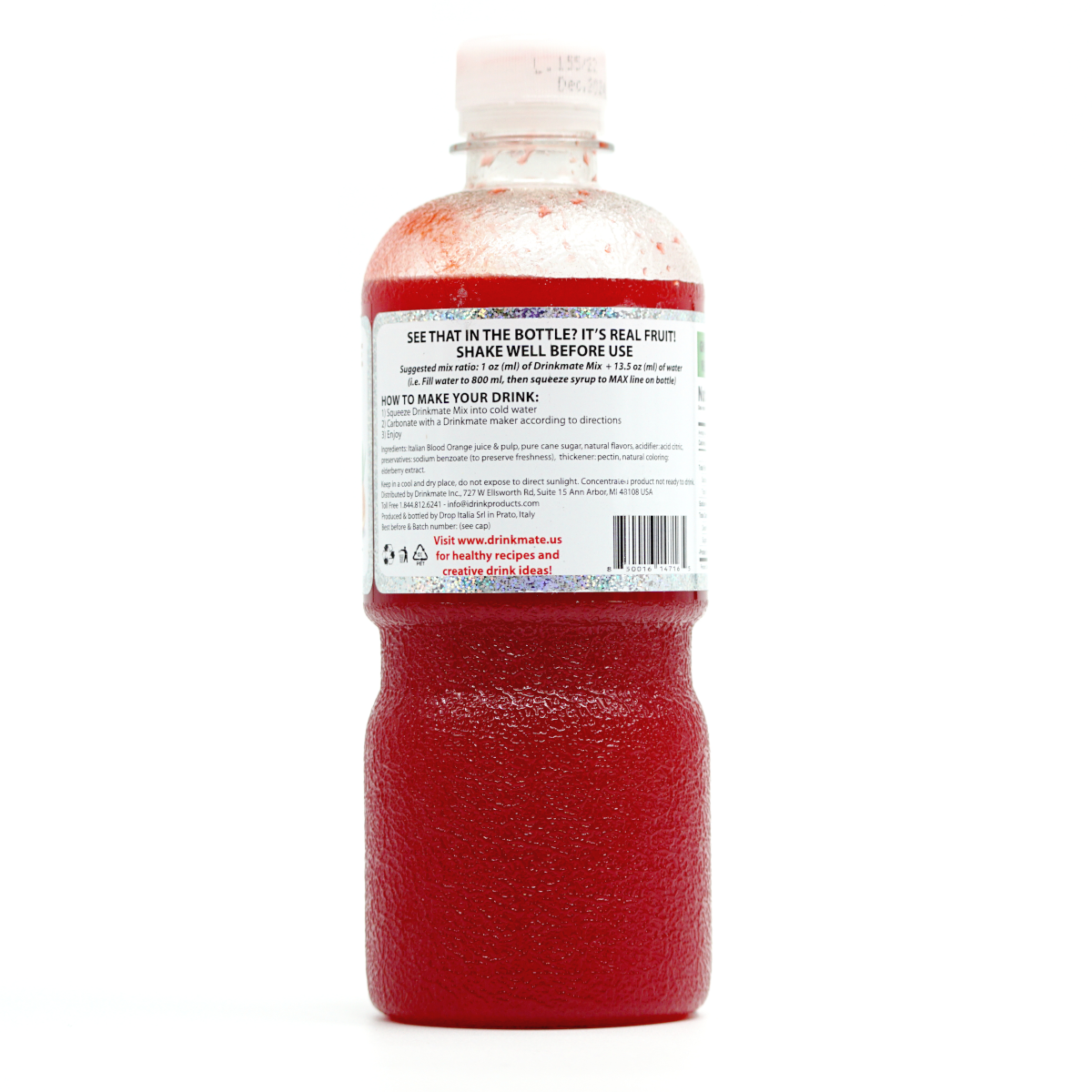 Blood Orange Premium Italian Syrup – Drinkmate Canada