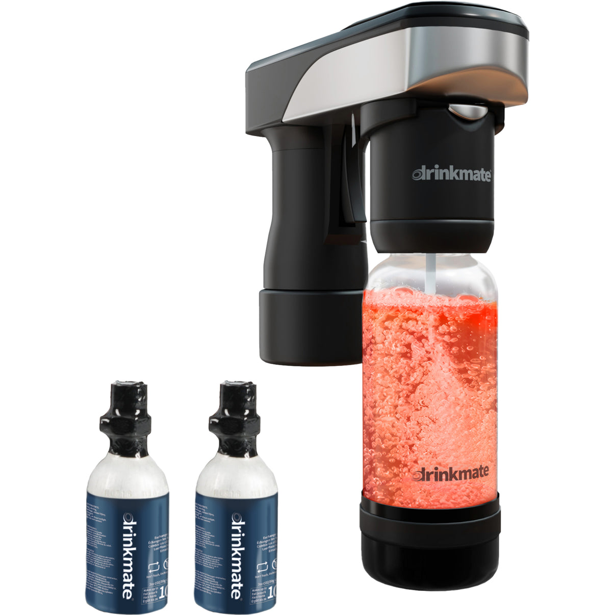 Drinkmate Spritzer Portable Machine, includes two 3oz cylinders ...
